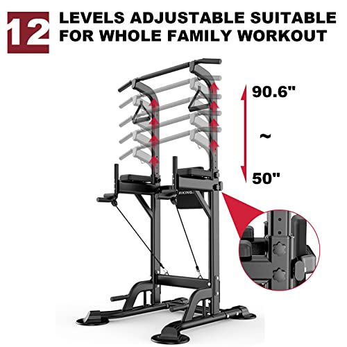 Snapklik.com : PROHIKER Power Tower Pull Up Bar For Free Standing & Dip ...