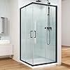 Amazon.com: ENSO SENKA Corner Shower Enclosure 34" D X 34" W X72" H Shower Stall for Walk in ...