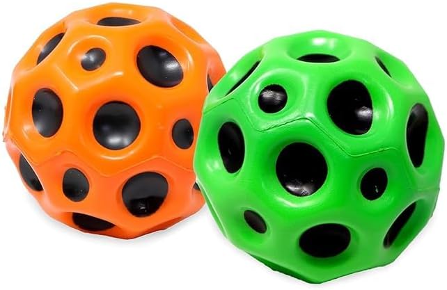 MSGH Toyz Bouncing Moon Basketball For Kids With Soft Rubber Bounce ...