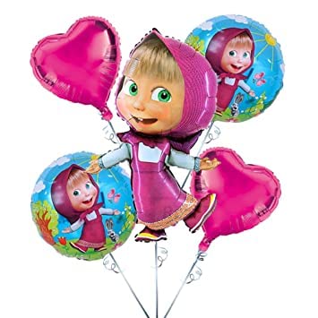 HADDY Party Decoration Foil Balloon Set of 5 pcs- Kids Birthday ...