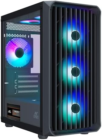 Amazon.in: Buy Ant Esports Crystal Z2 Mid-Tower Computer Case/Gaming ...