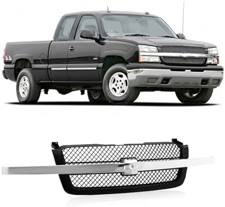 Amazon.com: JustDrivably Front Grille Grill All Chrome Compatible With ...