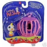 Hasbro Littlest Pet Shop Portable Pets Cockatoo Bird Figure - Want It All