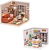 Amazon.com: ROBOTIME DIY Miniature House Kit Mini Dollhouse with ...