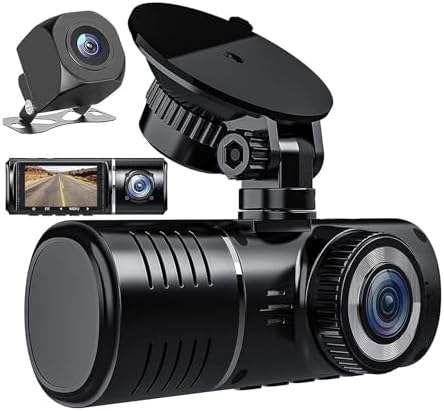 Amazon.com: Sibeg Car Camera - 3 Channel Dash Cam Front and Rear,Inside ...