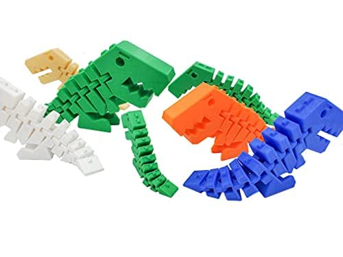 Amazon.com: Flexible Dinosaur T-Rex Fidget Toy - Articulating Dinosaur ...