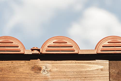 Roofy FRTG.TC.6.A Frontale tegola Front Closing Tile, Terracotta – BigaMart