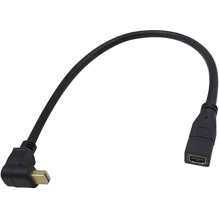 Amazon.com: Duttek 30cm 90 Degree Mini DisplayPort Male to Mini ...