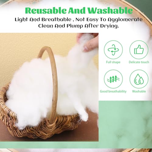 Snapklik.com : 500g/176oz Polyester Fiber Fill, Premium Fiber Fill ...