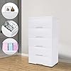 Amazon.com: Plastic Drawer 5-layer Closet Storage Baby Clothes ...