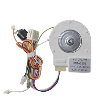 Amazon.com: W11224591 Refrigerator Evaporator Fan Motor Compatible with ...