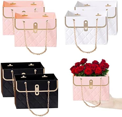 6 Pcs Flower Envelope Box Flower Wrapping Gift Box Folding Flower ...