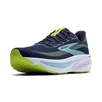 Brooks Men’s Ghost 17 Neutral Running Shoe - Peacoat/Lime/Blue - 9 ...