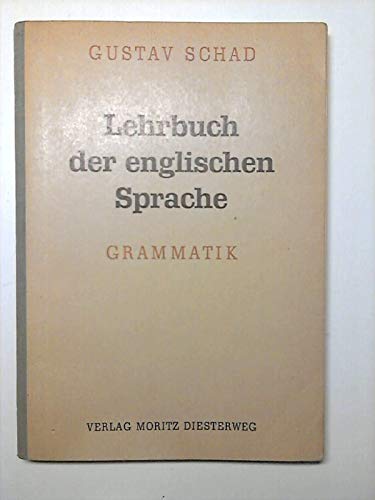 Lehrbuch der englischen Sprache - Grammatik : Amazon.de: Bücher