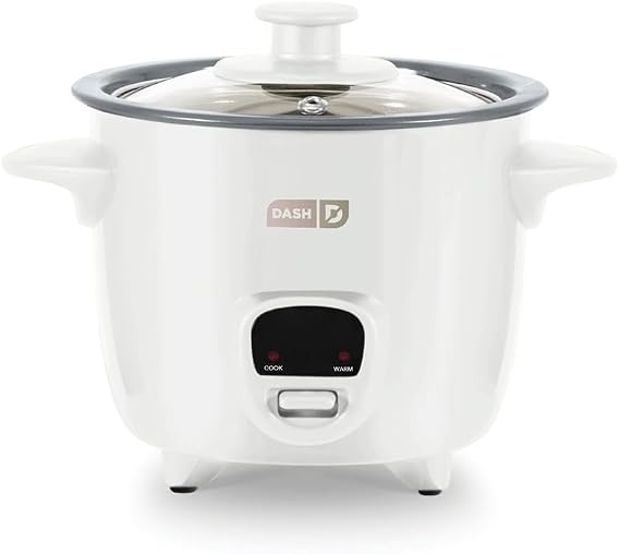 Amazon.com: Dash Mini Ceramic Rice Cooker - Designed for Single-Serve ...