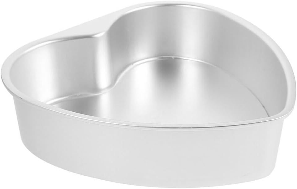 Amazon.com: Uonlytech Heart Shaped Cake Pan 8 Inch Nonstick Aluminum ...
