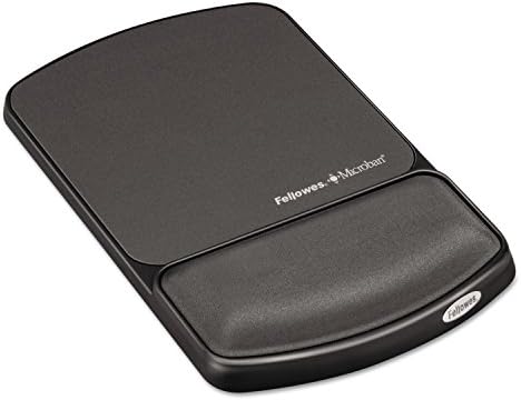 Amazon.com : Fellowes MICROBAN Gel Mouse Pad Wrist Support - Graphite ...