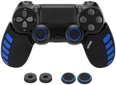 Amazon.com: Controller Silicone Case Cover Set for PS4, 1x Rubber ...