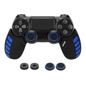 Amazon.com: Controller Silicone Case Grip Set for PS4 - Rubber ...