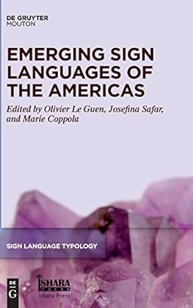 Amazon | Emerging Sign Languages of the Americas (Sign Language ...