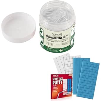 Amazon.com: 10oz/Jar Clear Removable Putty for Museum Art Craft, and ...