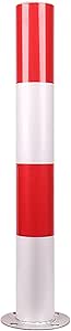Bollard Post White Red, Parking Bollards for Traffic Control, Traffic ...