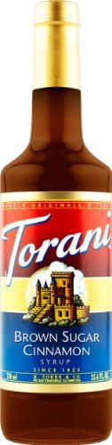 Amazon.com: Torani Brown Sugar Cinnamon Syrup 750ml 12ct Case : Grocery ...