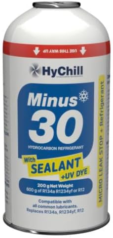 HyChill Minus 30 Low GWP Hydrocarbon Refrigerant – 200g Can with ...