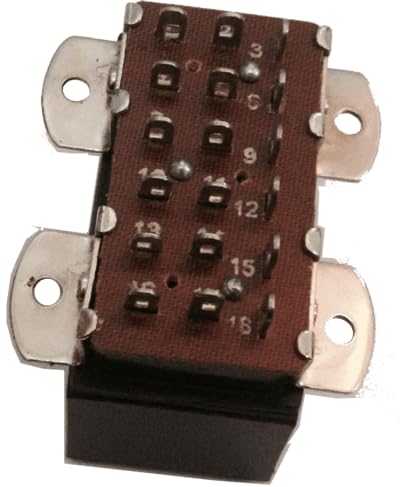 PESCO Bakelite 1.25 KW 240 Volts 18 Pin JPS Plug Socket (100 Pcs, Black ...