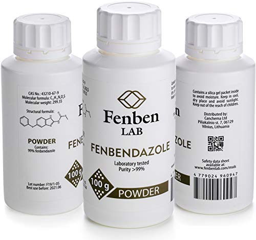 Fenbendazol 100g Powder, Purity >99%, by Fenben in Pakistan | WellShop.pk