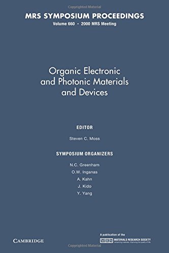 Amazon.com: Organic Electronic and Photonic Materials and Devices ...