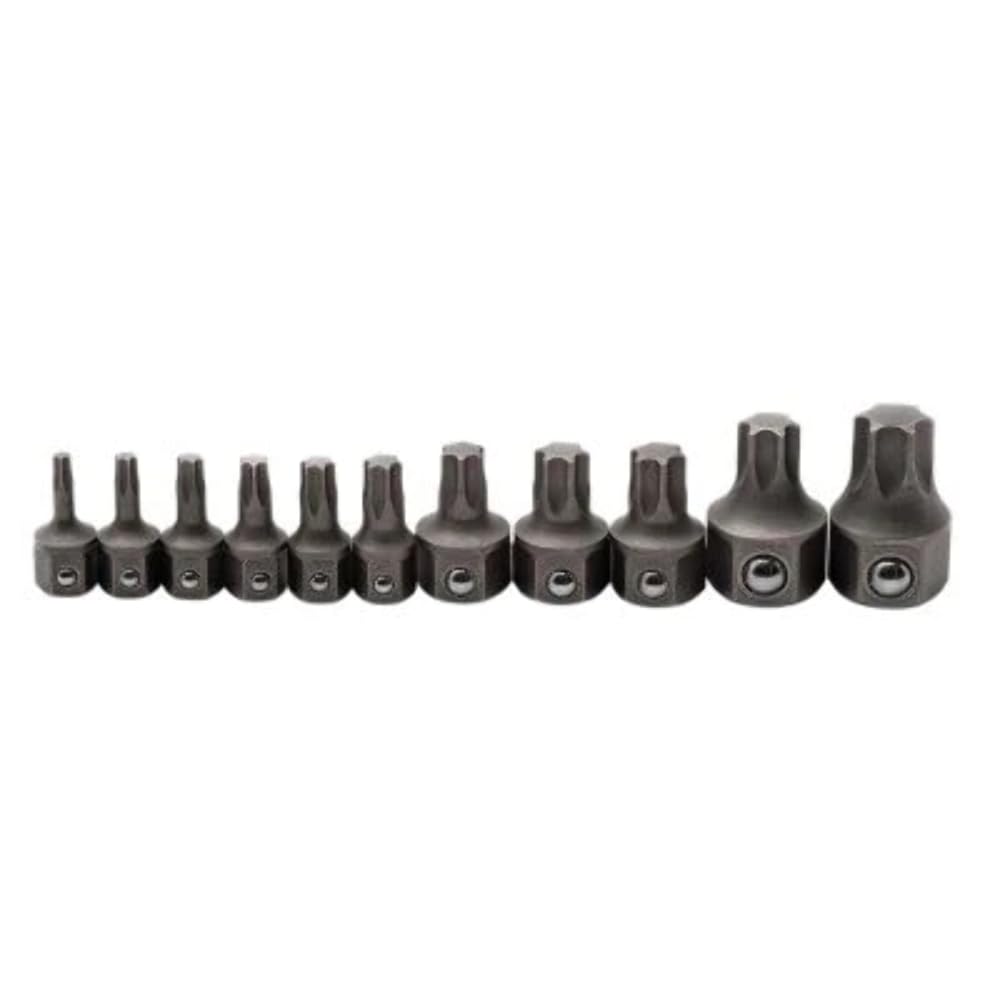 GEARWRENCH 11 Pc. Torx Insert Bit Set for 6 & 12 Pt. Wrenches - 81560 ...