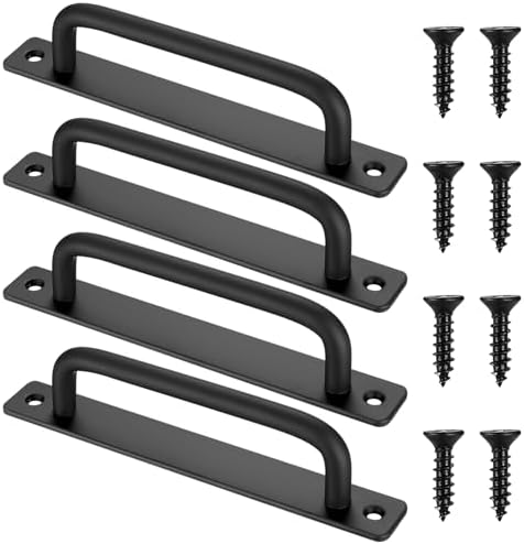 Barn Door Handles, 4pcs Sliding Door Pull Handles, Closet Door Handles ...