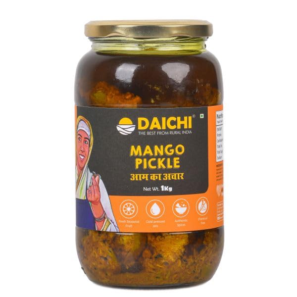 Daichi - Mango Pickle - 1kg (Pack of 1) | Traditional Indian Achar ...