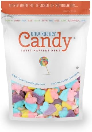 Amazon.com : Only Kosher Candy Unicorn Gummies, Kosher Certified, 2 ...