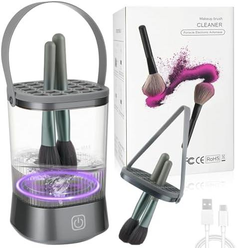 Amazon.com : Makeup Brush Cleaner, Auto-Rotating Brush Cleaner for Deep ...
