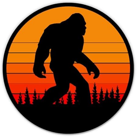 Amazon.com - Bigfoot Stickers - 2 Pack of 3" Stickers - Waterproof ...