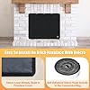 Amazon.com: Magnet Fireplace Cover, Fireproof Fireplace Draft Blocker ...