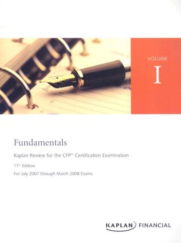 CFP Live Review Vol 1: Fundamentals 11E: Kaplan Financial ...