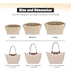 Amazon.com: LOUKAYCCI Purse Organizer Insert for Longchamp Le Pliage M ...