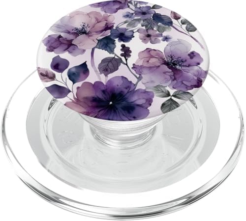Amazon.com: Purple Butterfly PopSockets MagSafe PopGrip for iPhone ...