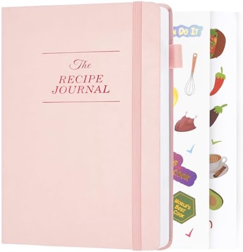 Amazon.com: WEMATE Recipe Book to Write in Your Own Recipes, 8.5x11 ...