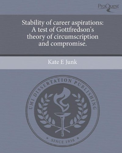 Buy Stability of Career Aspirations: A Test of Gottfredson's Theory of ...