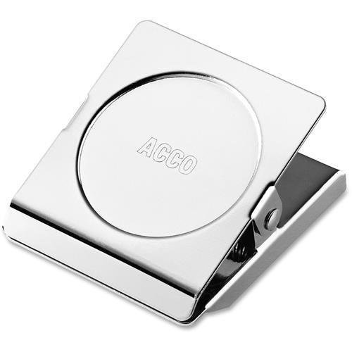 Amazon.com: Acco Magnetic Clip, Large, Holds 1.25", 72/CS, Chrome ...