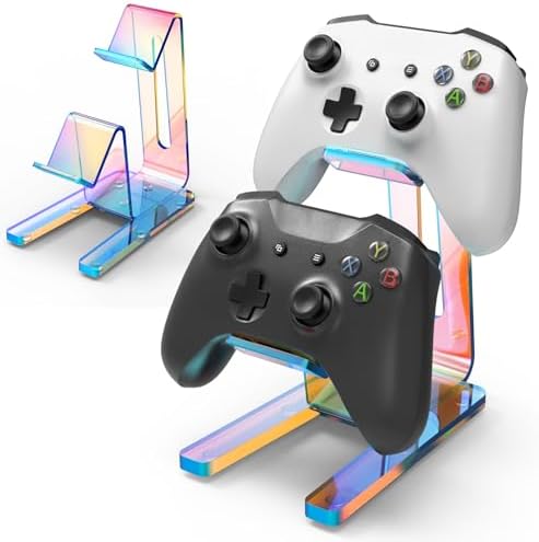Amazon.com: NiHome Iridescent Acrylic Game Controller Stand for Xbox PS ...