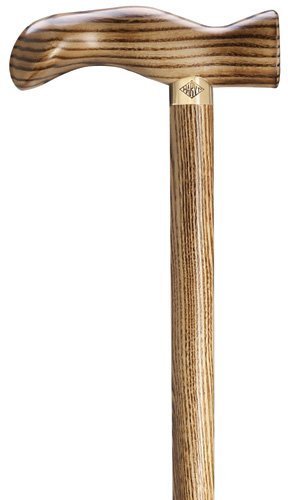 Amazon.com : Ergonomic Extra Wide Dynamic Cane Scorched Maple Shaft ...