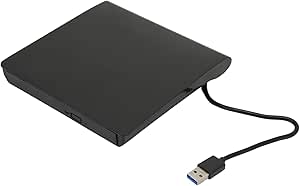 Sanpyl External DVD Drive Enclosure,Slim High Speed USB3.0 SATA ...