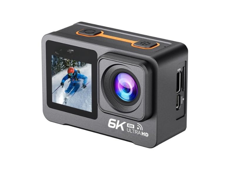 ORLOV 6K Action Camera with Dual Touch Screens | 50MP Ultra HD Photo ...