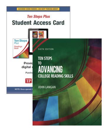 TEN STEPS TO ADVANCED COLLEGE READING SKILLS W/ TE: 9781591944836 ...