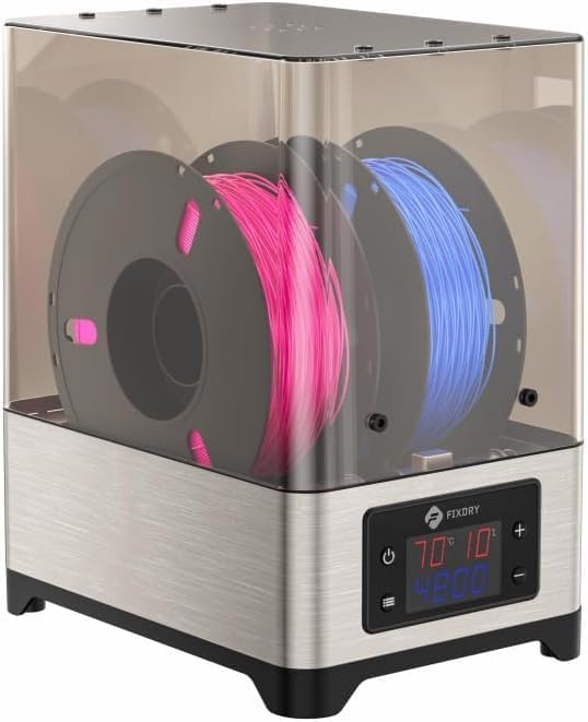 Hlieeosfcn Filament Dryer 70℃ 3D Printer Filament Dryer 110W PTC Heater ...